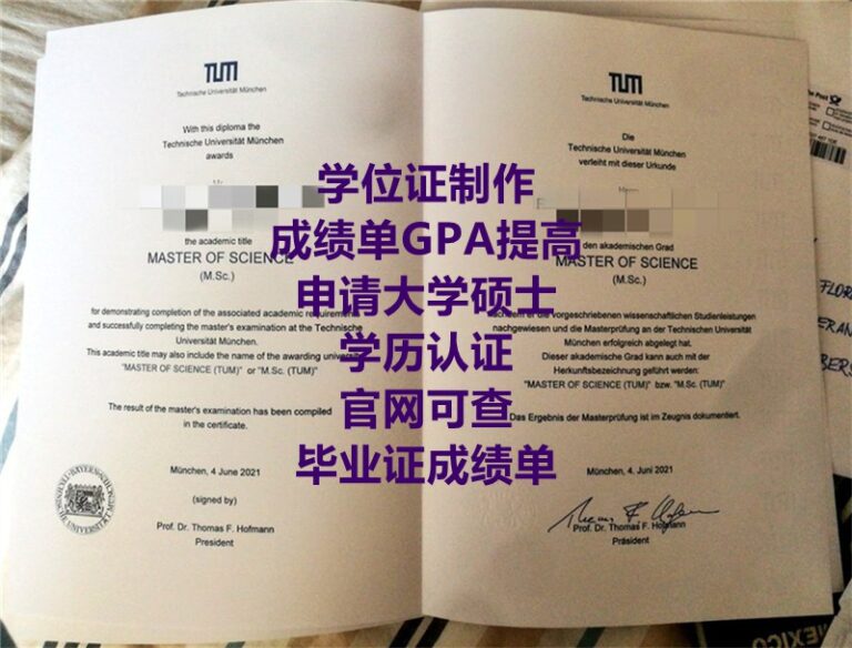 TUM Fake diploma效果PDF图 天空留学俱乐部